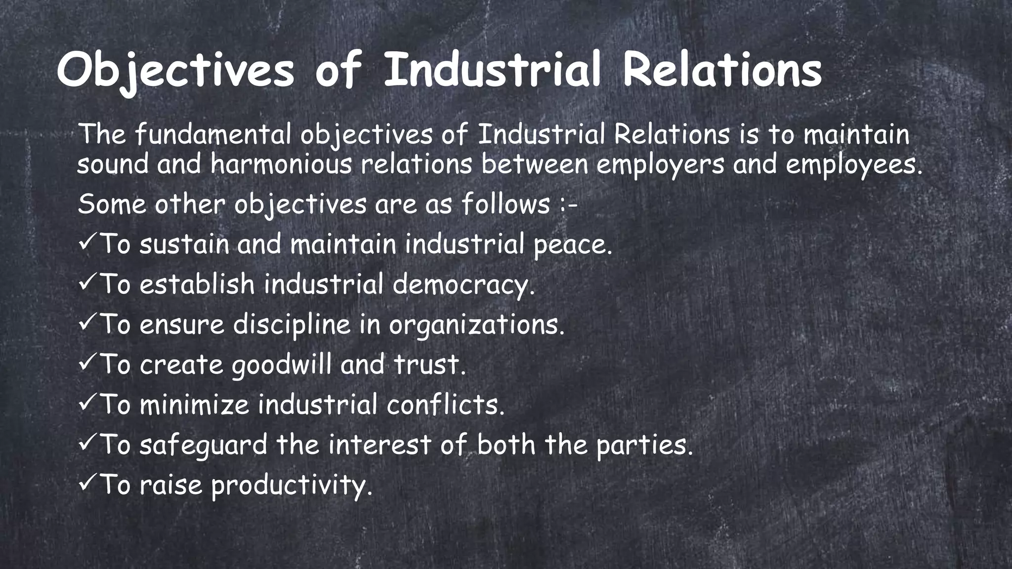Industrial relations ppt | PPT