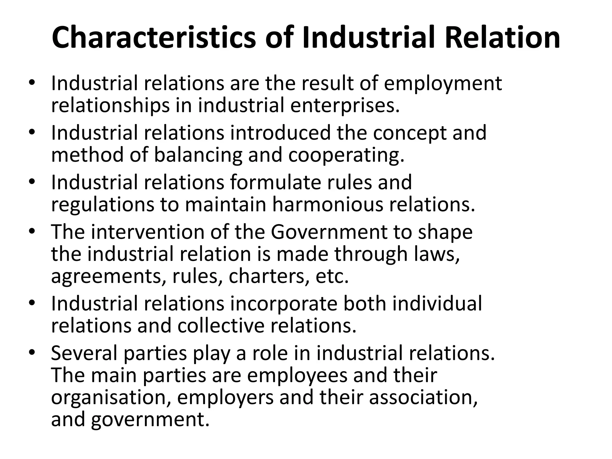 Industrial Relations And legislations MODULE 1 PPT.pptx | Mechanical ...