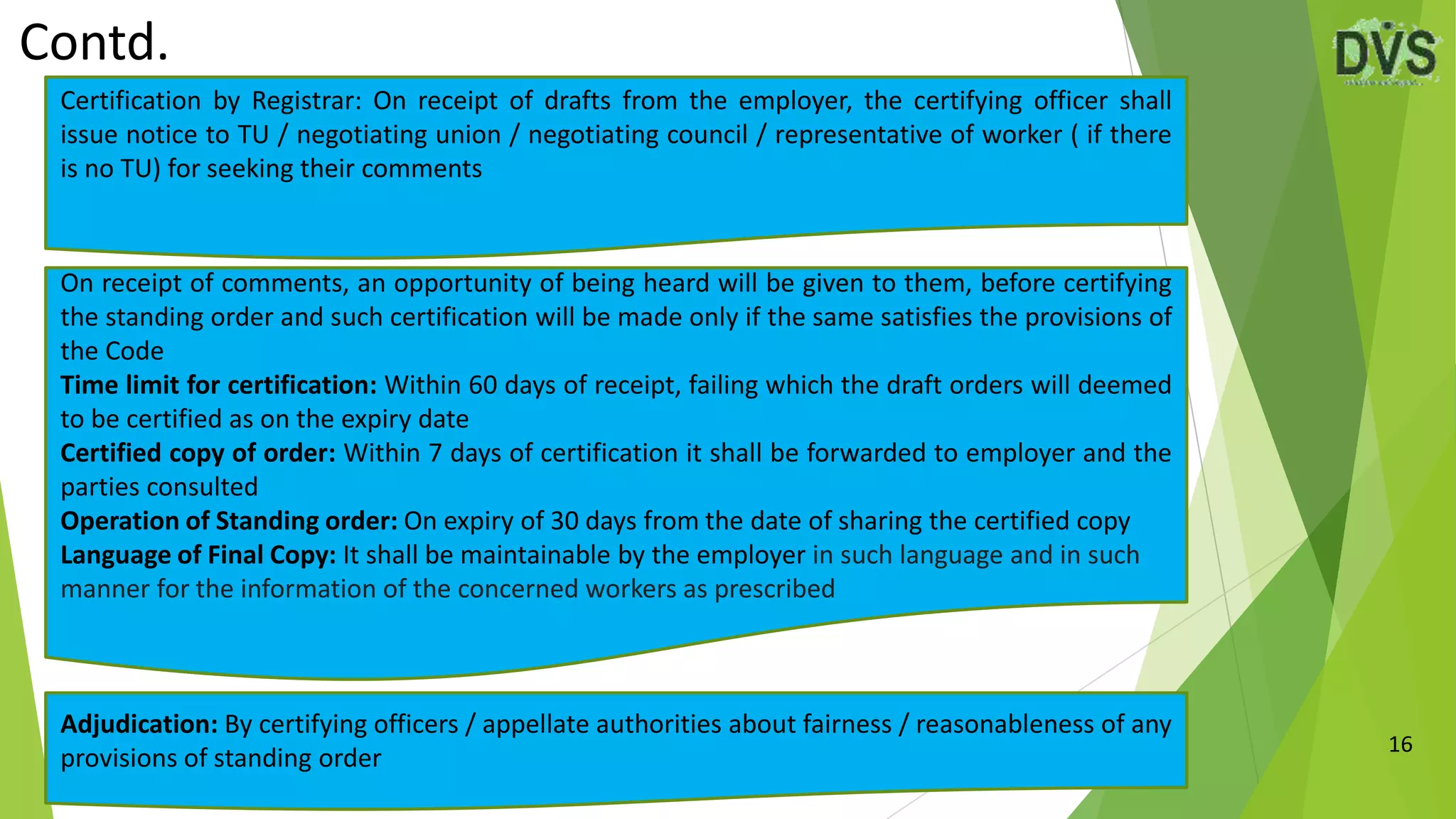 Industrial Relations Code, 2020- Part II | PPTX