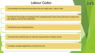 Industrial Relations Code, 2020- Part 1 | PPTX