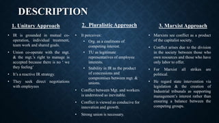 Industrial relationship and trade union | PPTX