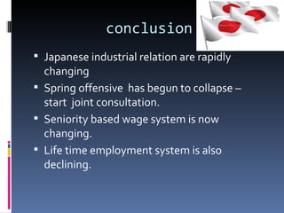 Industrial relations in japan | PPT
