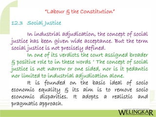 Labor & Constitution | PPT