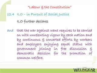 Labor & Constitution | PPT