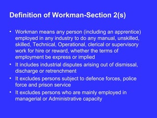 Industrial Relations Law | PPT