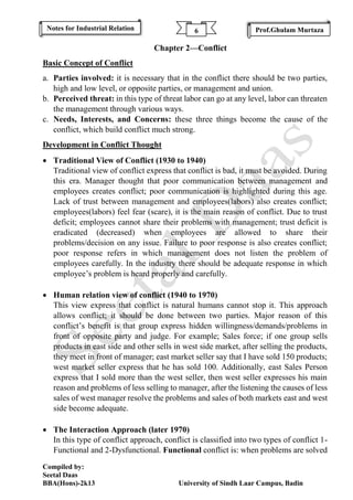 Industrial Relations notes | PDF