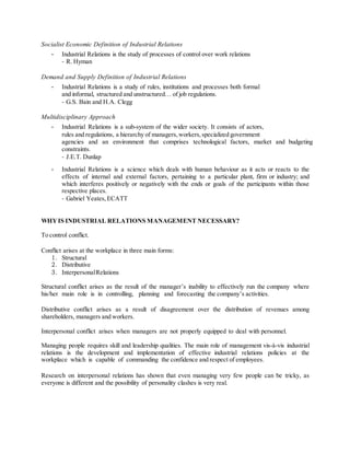 Industrial Relations Notes.doc