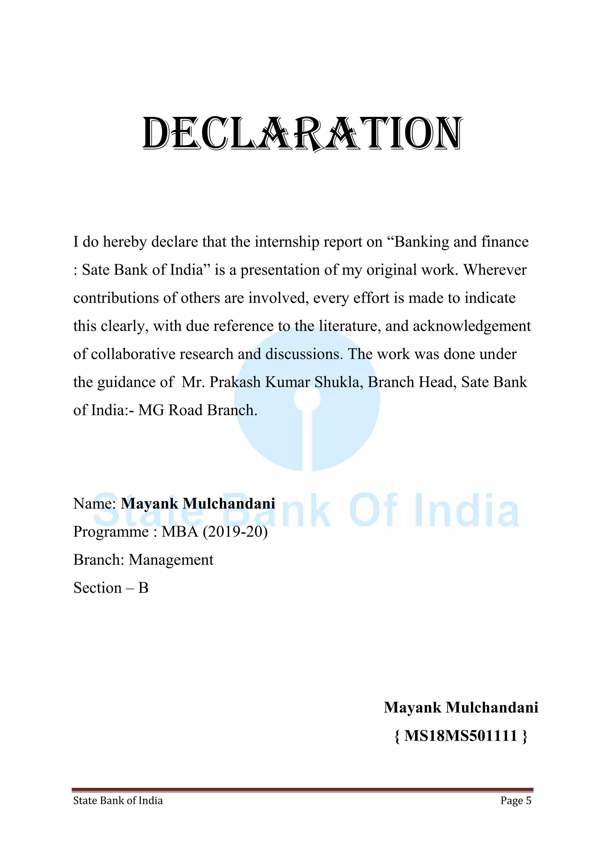 Summer Internship Report 2019 | PDF