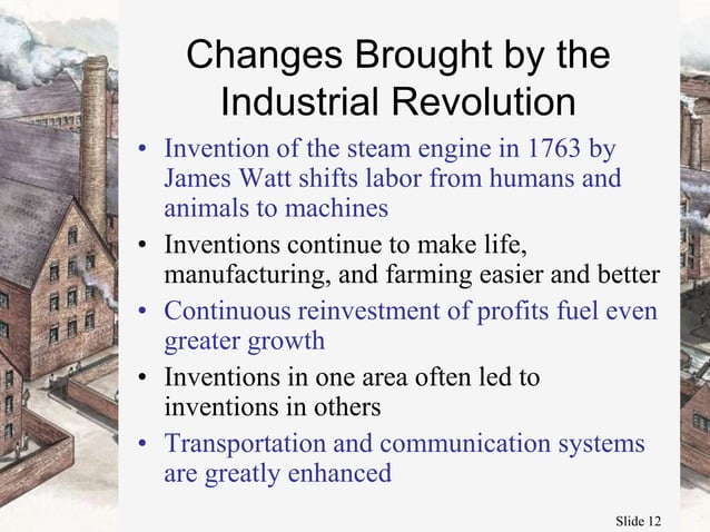 Industrial Revolution Introduction | PPT