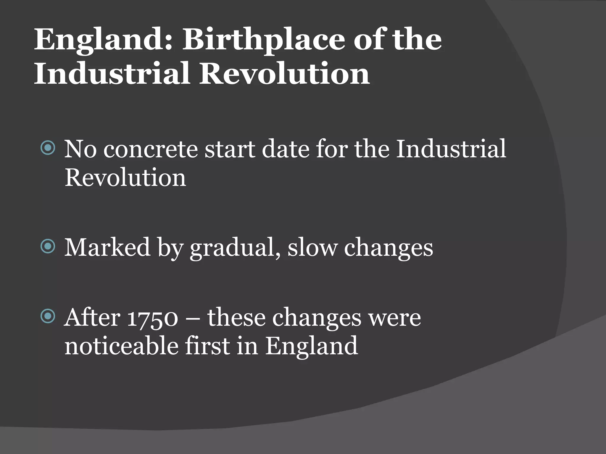 The Industrial Revolution | PPT