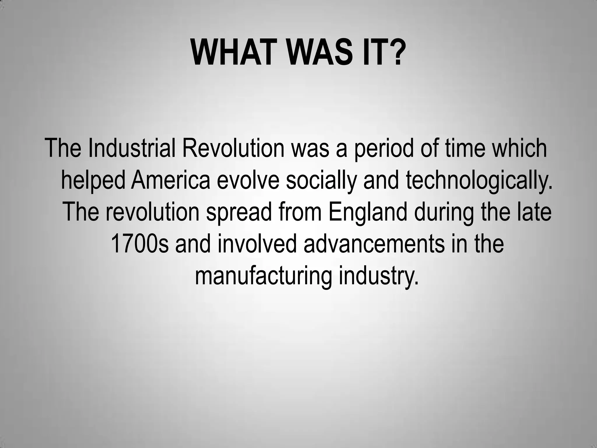 Industrial revolution | PPTX | Needlework | Arts and Crafts