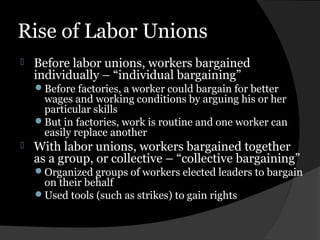 Collective Bargaining Industrial Revolution