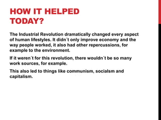 Industrial revolution | PPTX