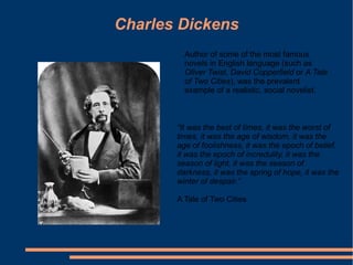 Industrial Revolution and Literature | ODP