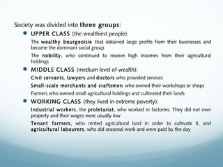 4. Industrial Revolution and the class-based society | PPT