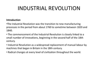 Architecture and Industrial revolution | PPTX