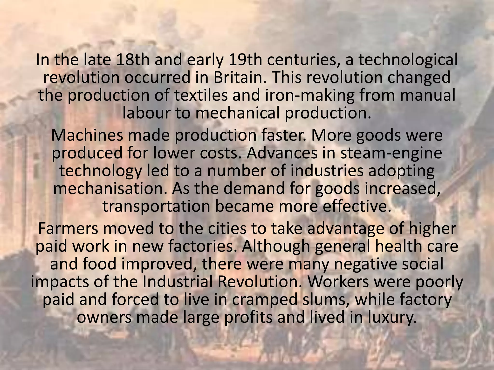 Industrial revolution | PPT