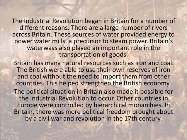 Industrial revolution | PPT