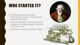 Industrial revolution 1760 - 1990 | PPTX