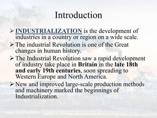 Industrial revolution. | PPTX