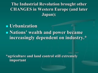 Industrial revolution changes | PPTX