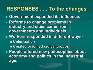 Industrial revolution changes | PPTX