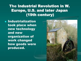 Industrial revolution changes | PPT