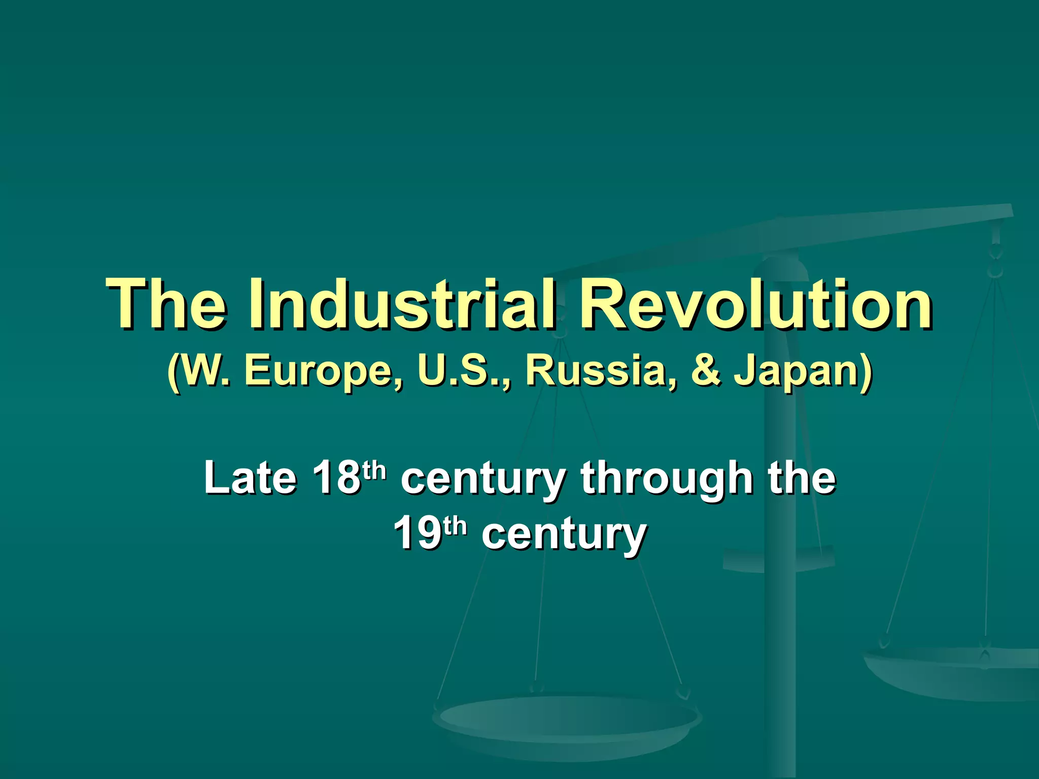 Industrial revolution intro | PPT