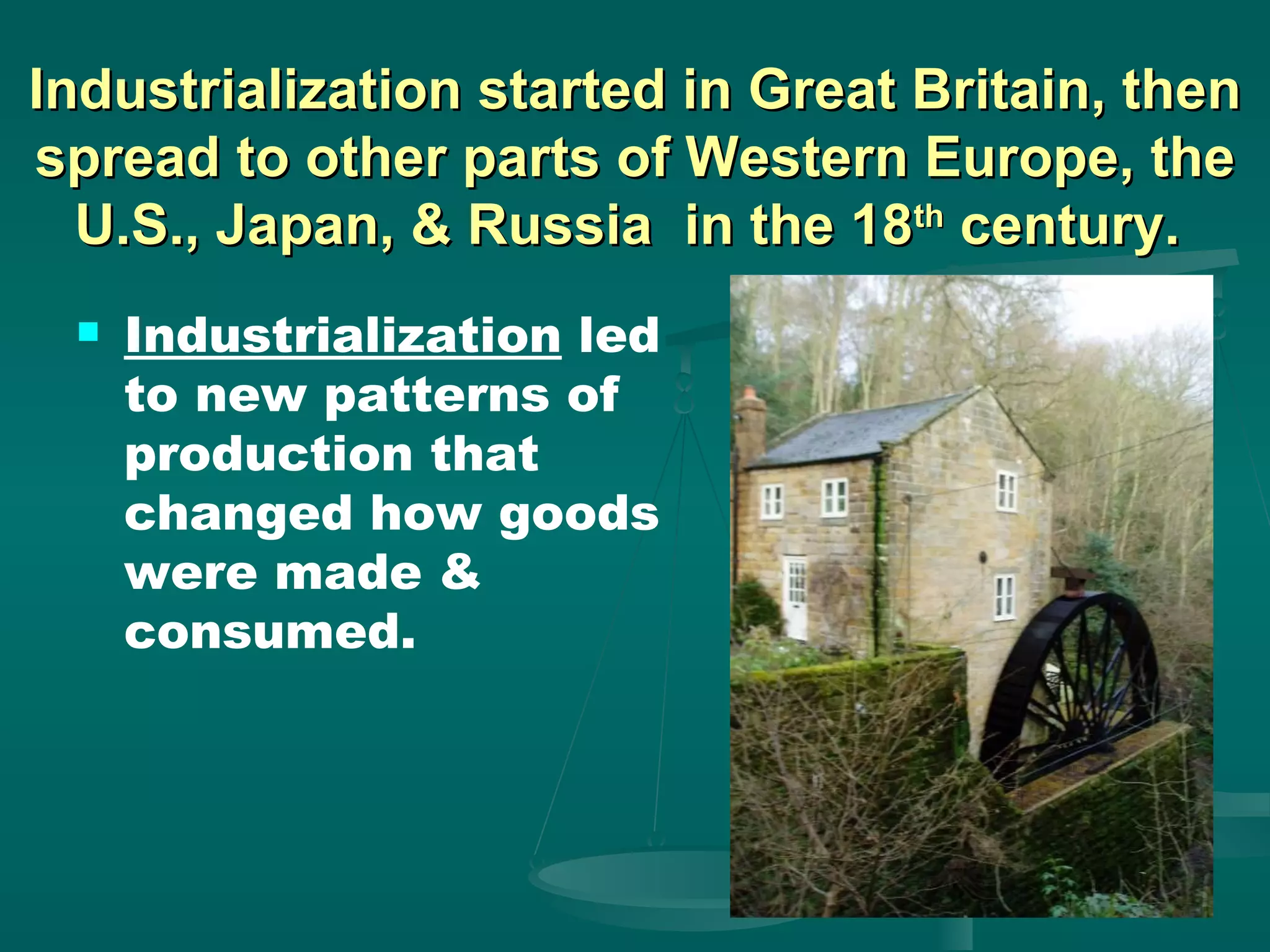 Industrial revolution intro | PPT