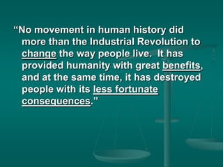 Industrial revolution intro | PPT