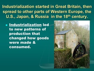 Industrial revolution intro | PPT