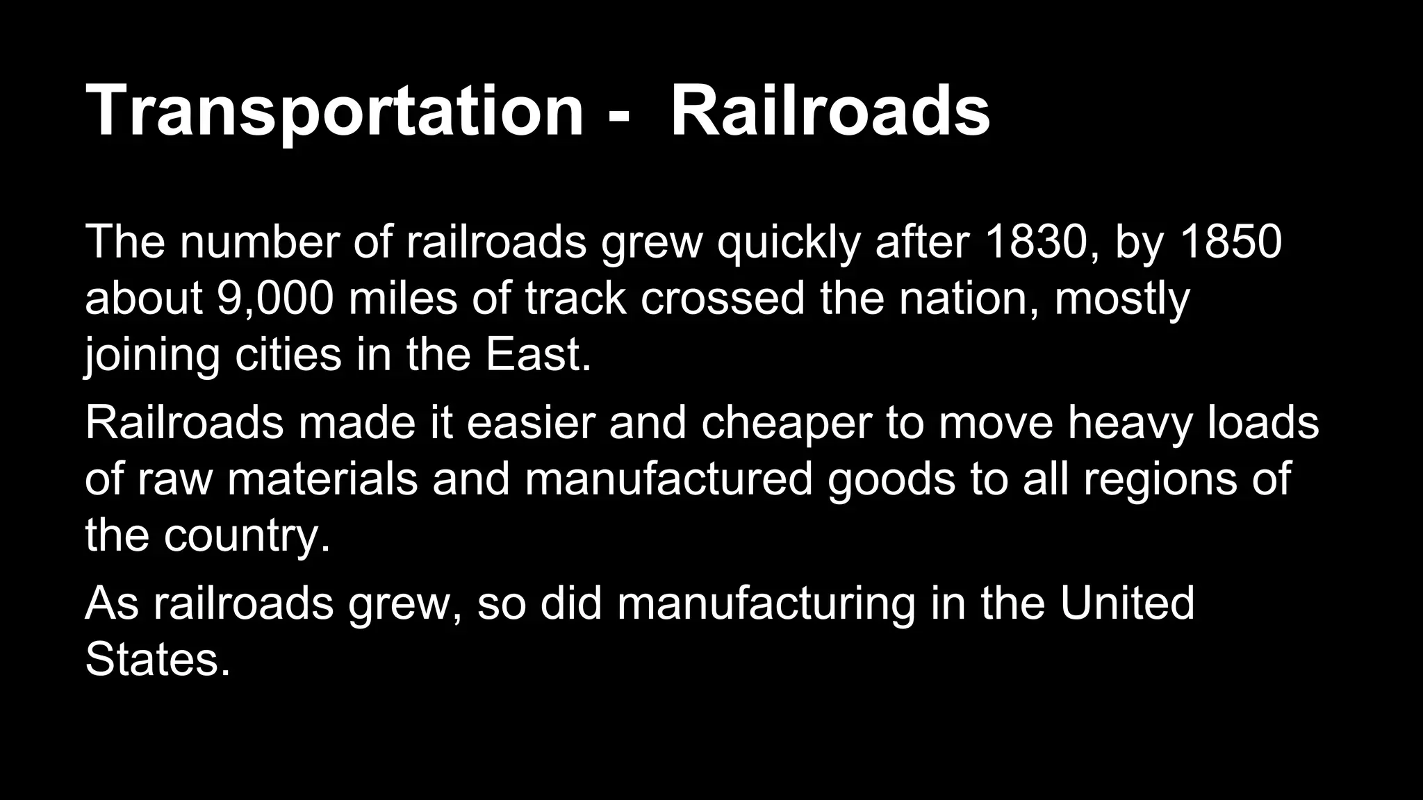 Industrial Revolution - Transportation | PDF
