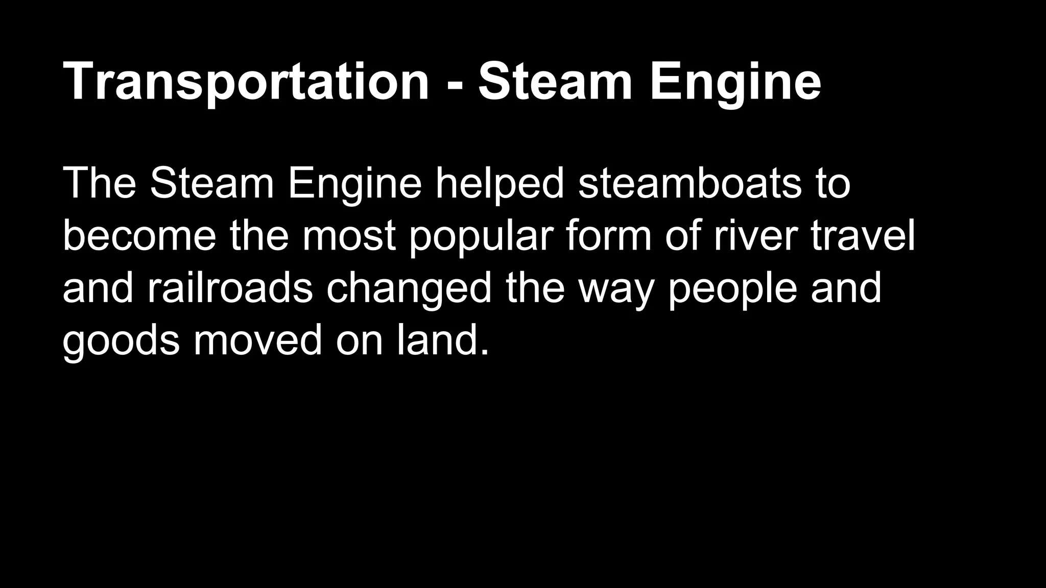 Industrial Revolution - Transportation | PDF