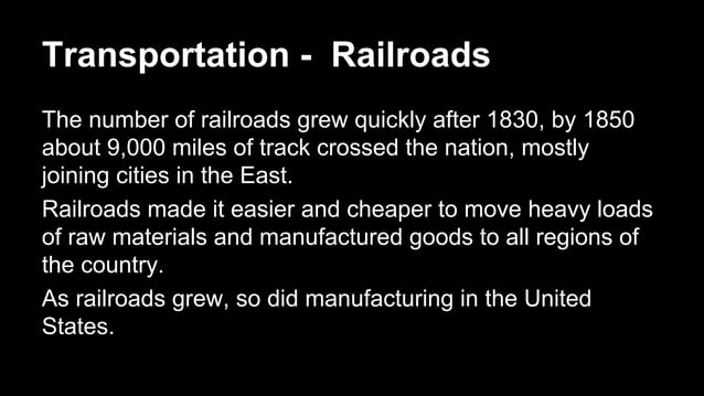 Industrial Revolution - Transportation | PDF | Rail Travel | Travel Type