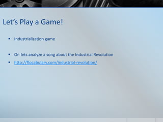 Industrial revolution (2) | PPTX