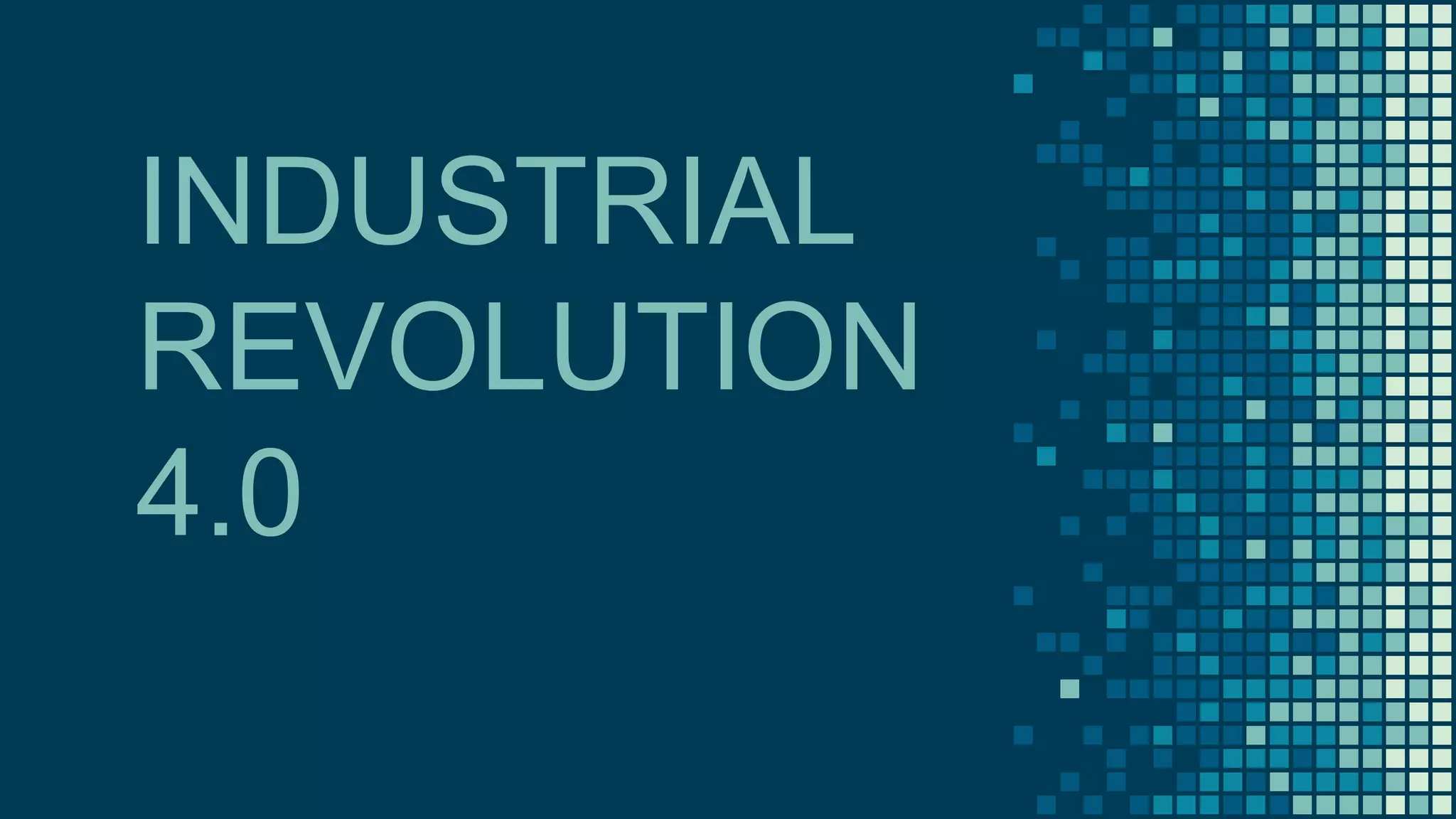 Industrial revolution 4.0 | PPT