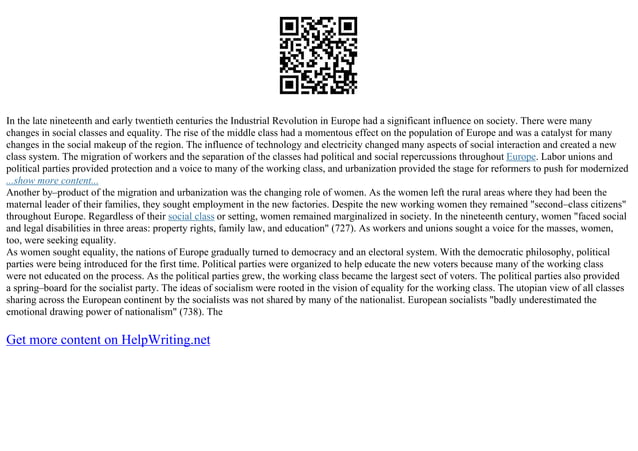 Industrial Revolution And European Imperialism | PPT