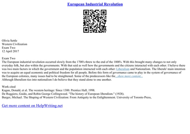 Industrial Revolution And European Imperialism | PDF | Europe Travel ...