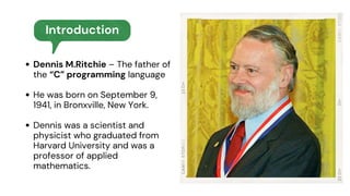 Industrial revolution by Dennis Ritchie - By Jimit Patel | PPT