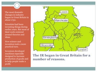 Industrial revolution causes | PPT