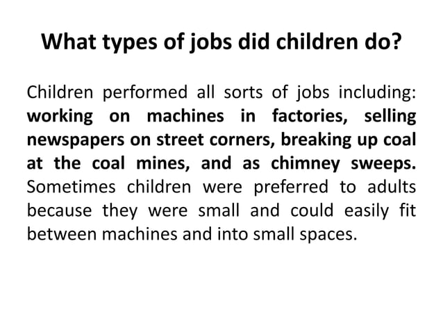 Industrial Revolution Child Labor.pptx | Parenting Children Aged 4-11 ...