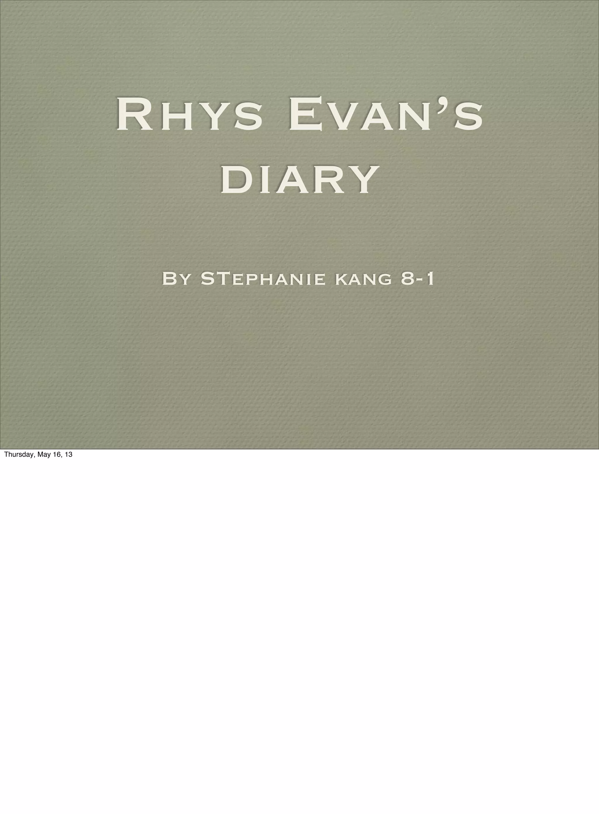 Industrial revolution diary | PDF