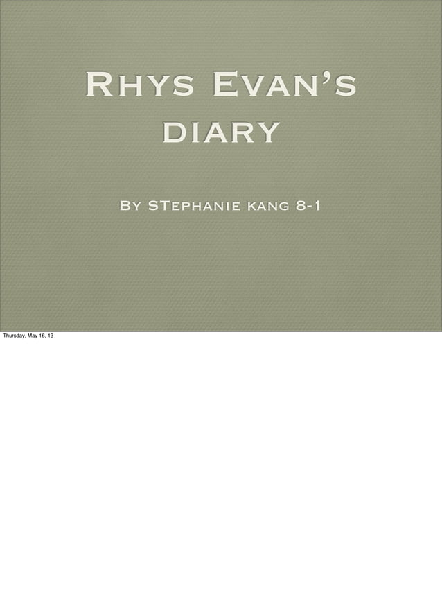 Industrial revolution diary | PDF