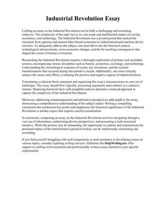 Industrial Revolution Essay.pdf