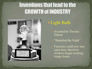 Industrial Revolution Notes F - J | PPT