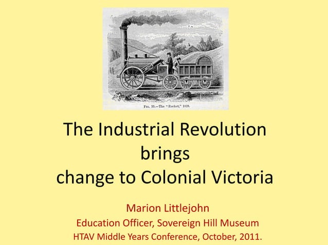 Industrial revolution htav 2011 | PPT