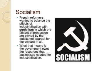 Industrial Revolution Socialism