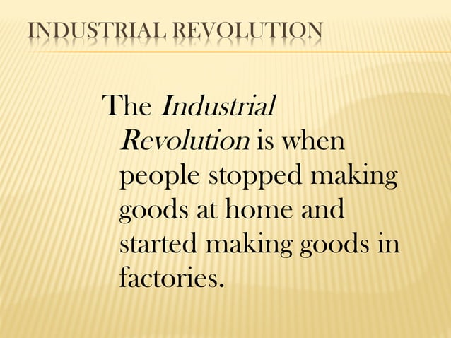Industrial revolution ppt | PPT | Industrial Property | Real Estate