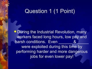 Industrial revolution review | PPT