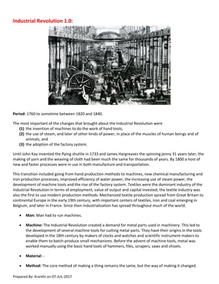 Interchangeable Parts Industrial Revolution Definition